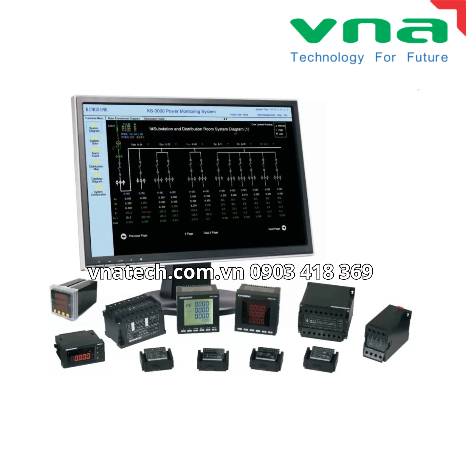 Power monitoring system: Effective power management