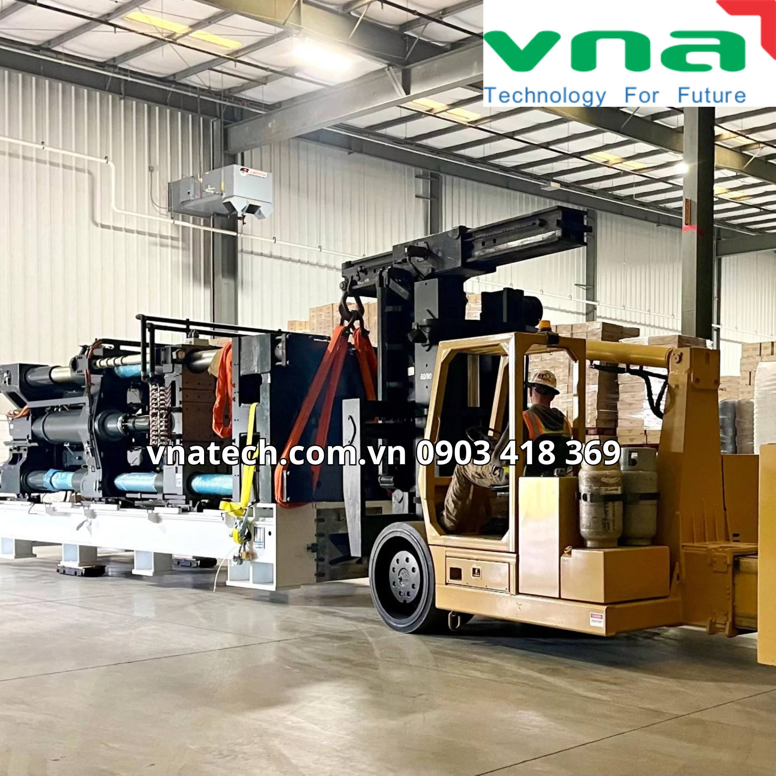 Machinery transportation service safely and effectively