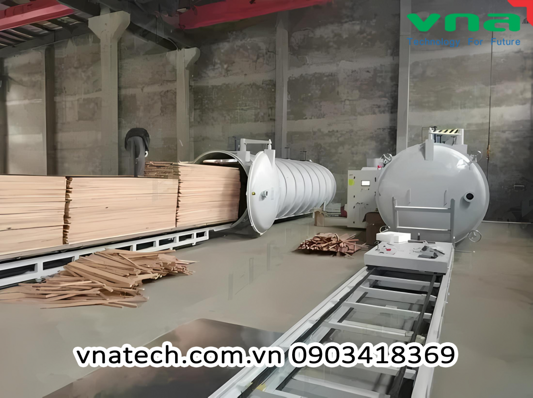 Automatic wood drying oven - Modern technology used in industry