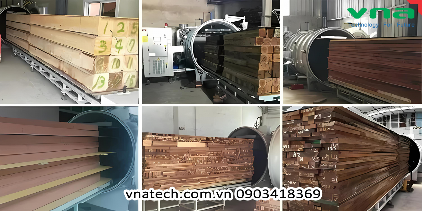 Automatic wood drying oven - Modern technology used in industry